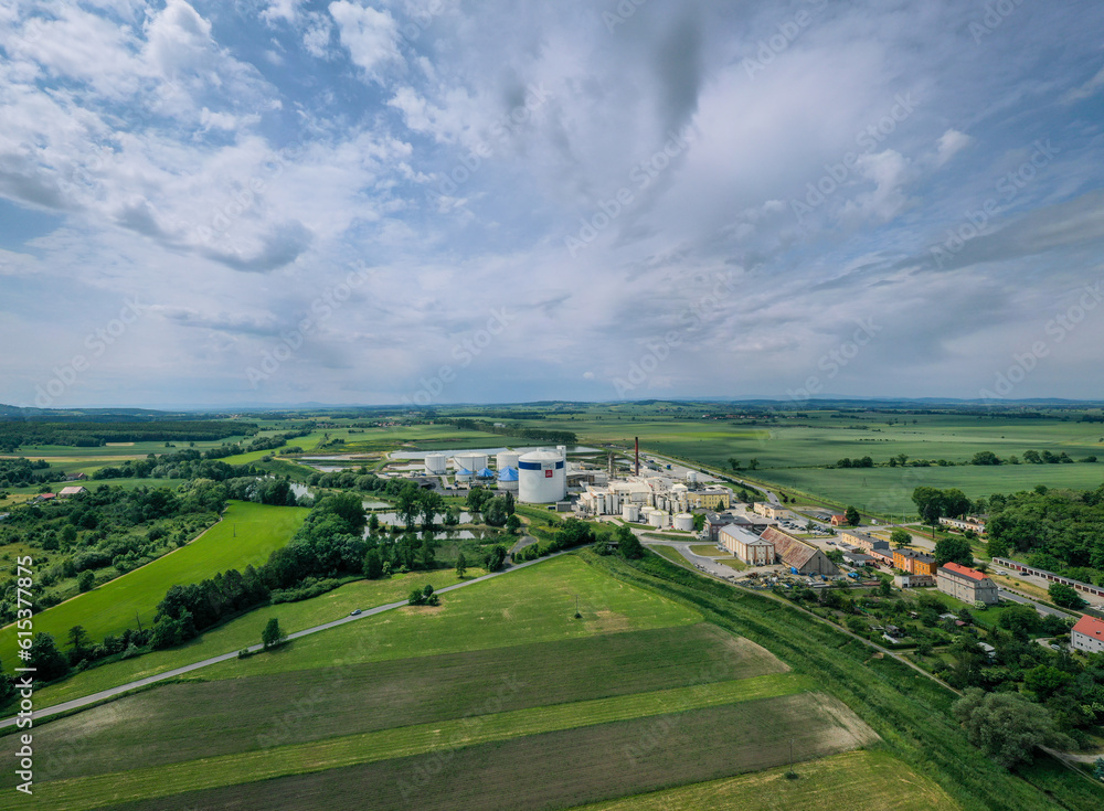 Strzelin, Poland - 06.13.2023: Südzucker Polska S.A. Production plant ...