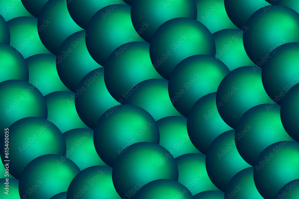 Seamless pattern, repeat abstract texture with a chain of balls ...