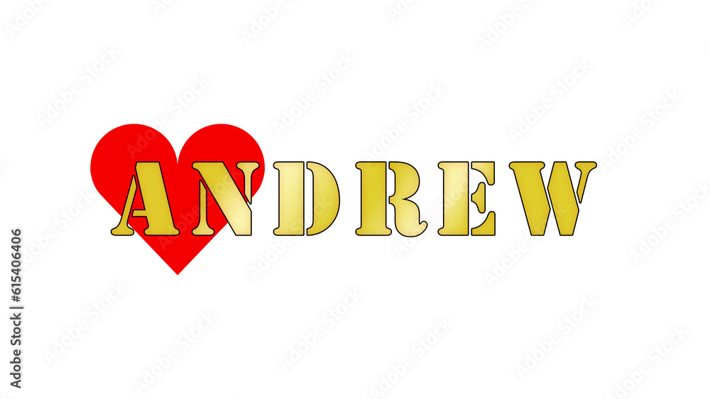 Andrew, very popular name, common all over the world. the name day is ...