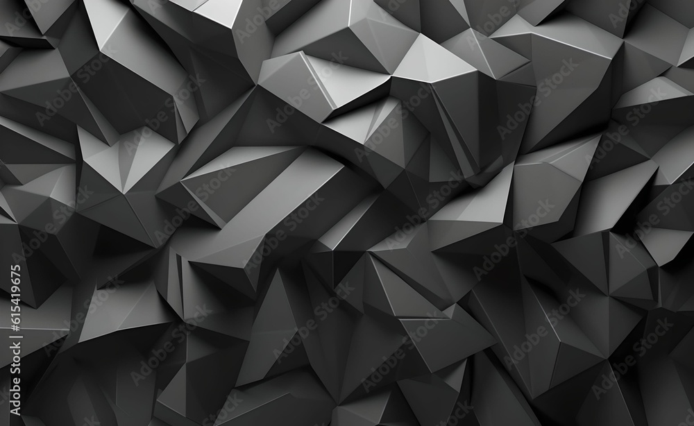 A geometric design of overlapping polygons in a monochromatic color ...