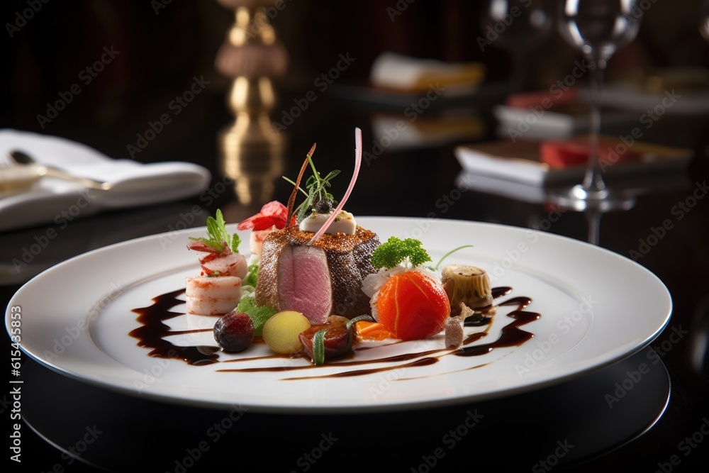 fine dining restaurant, showcasing international cuisine with fine ...
