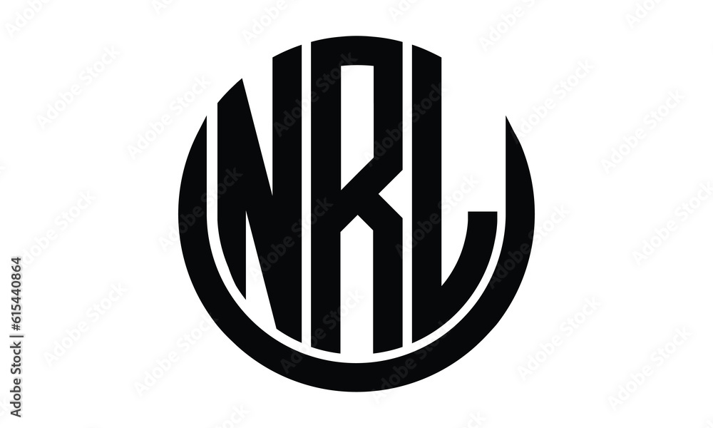 NRL shield with round shape logo design vector template | monogram logo ...