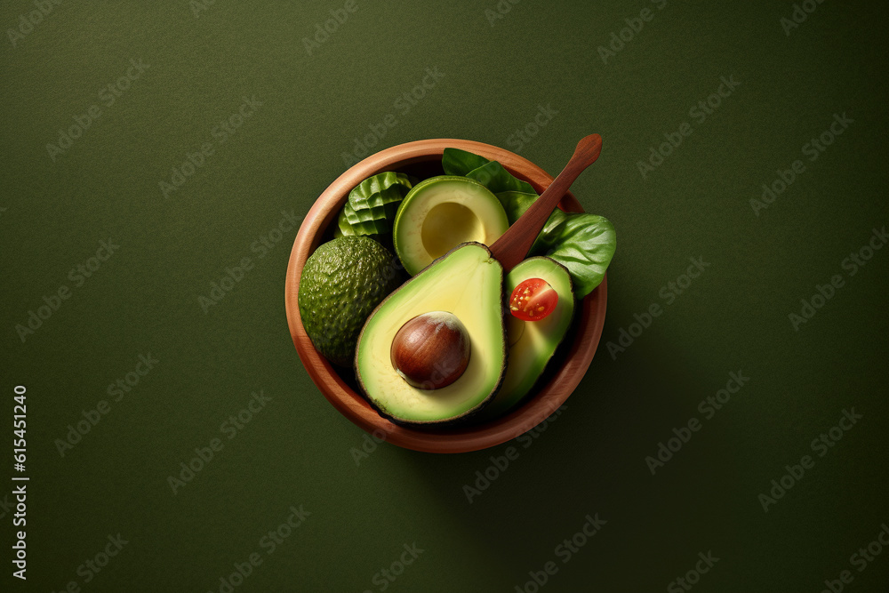 Showcasing the natural beauty and deliciousness of avocado fruit ...