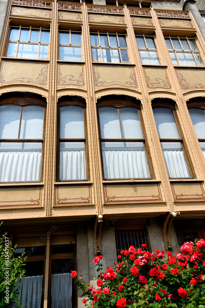 Brussels, Belgium, Europe - Hotel van Eetvelde house designed in 1895 ...