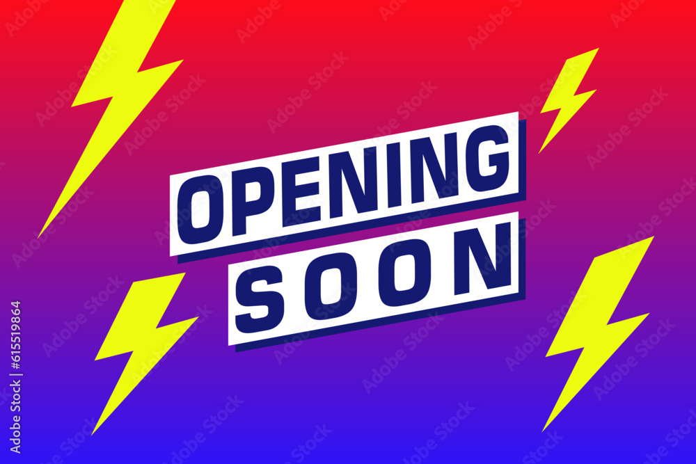opening soon banner template design. Festive template can be used for ...