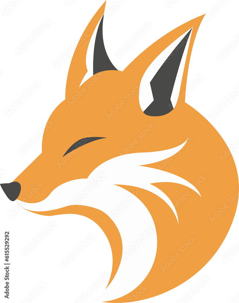 vector of fox design on white background fox logo or icon. easily ...