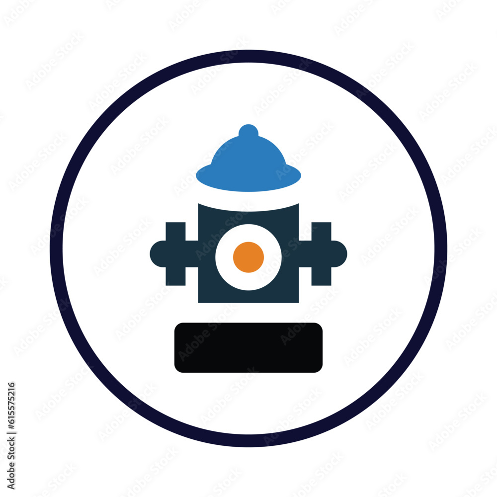Hydrant, Utility, safety, fire, emergency, water, fire hydrant icon ...