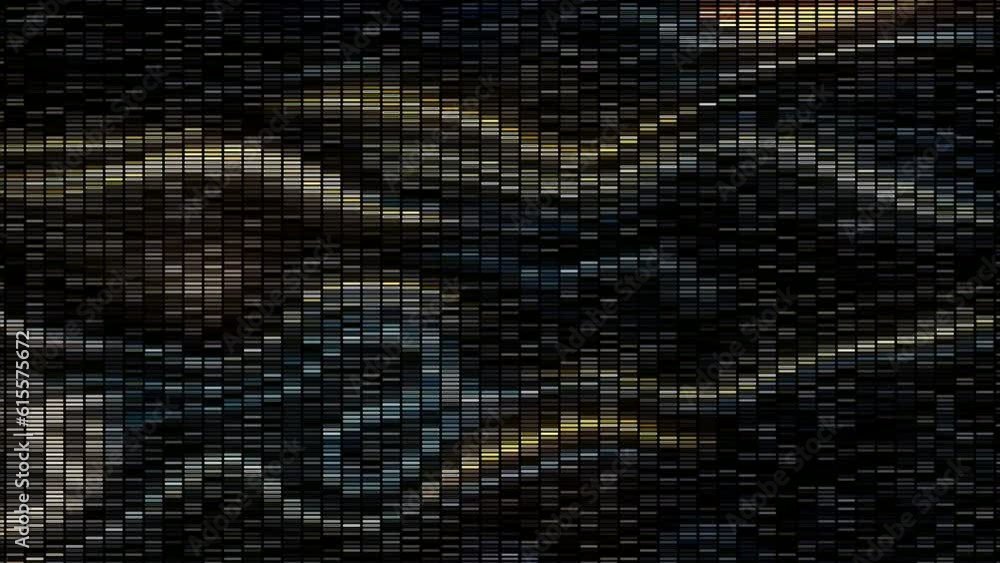Abstract old tv screen with interference effect. Motion. Flowing wavy ...