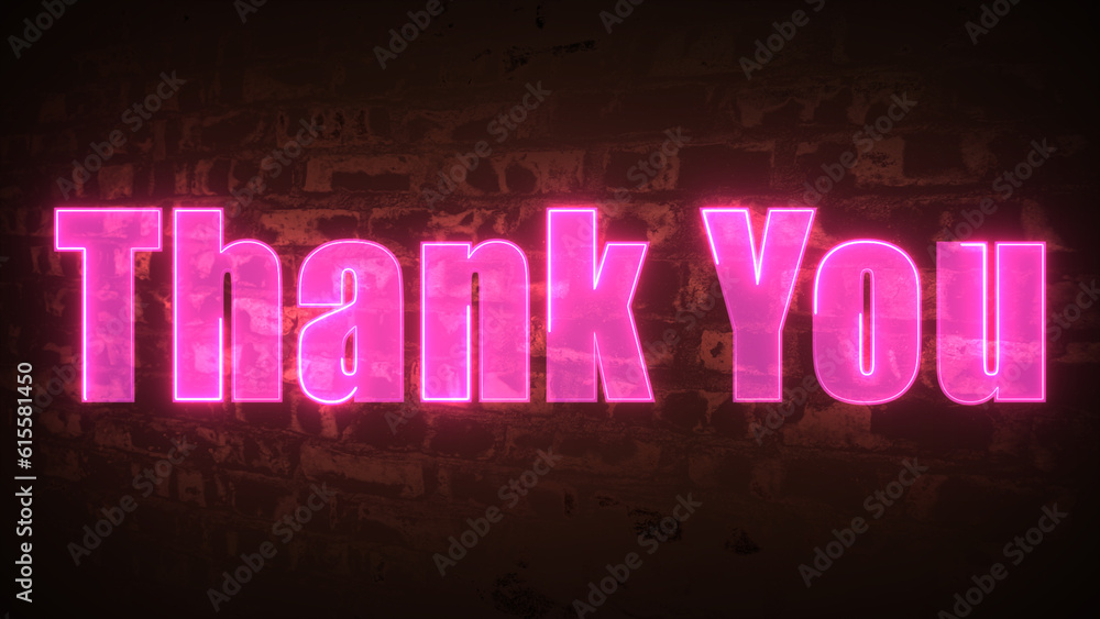 animated Thanks for Watching electric neon text intro bricks background ...