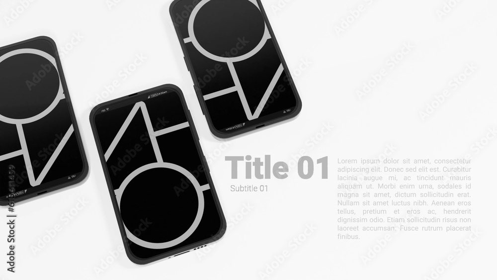 Minimalist App Presentation Kit 03 Stock Template | Adobe Stock