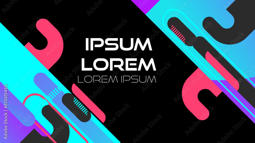 Abstract Shape Titles Stock Template | Adobe Stock