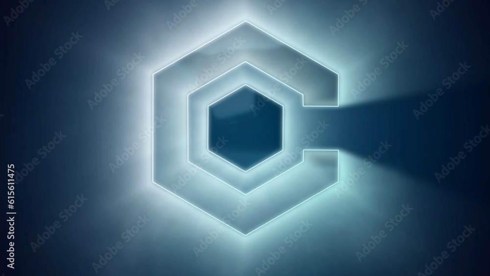 Chromatic Light Rays Logo Stock Template | Adobe Stock