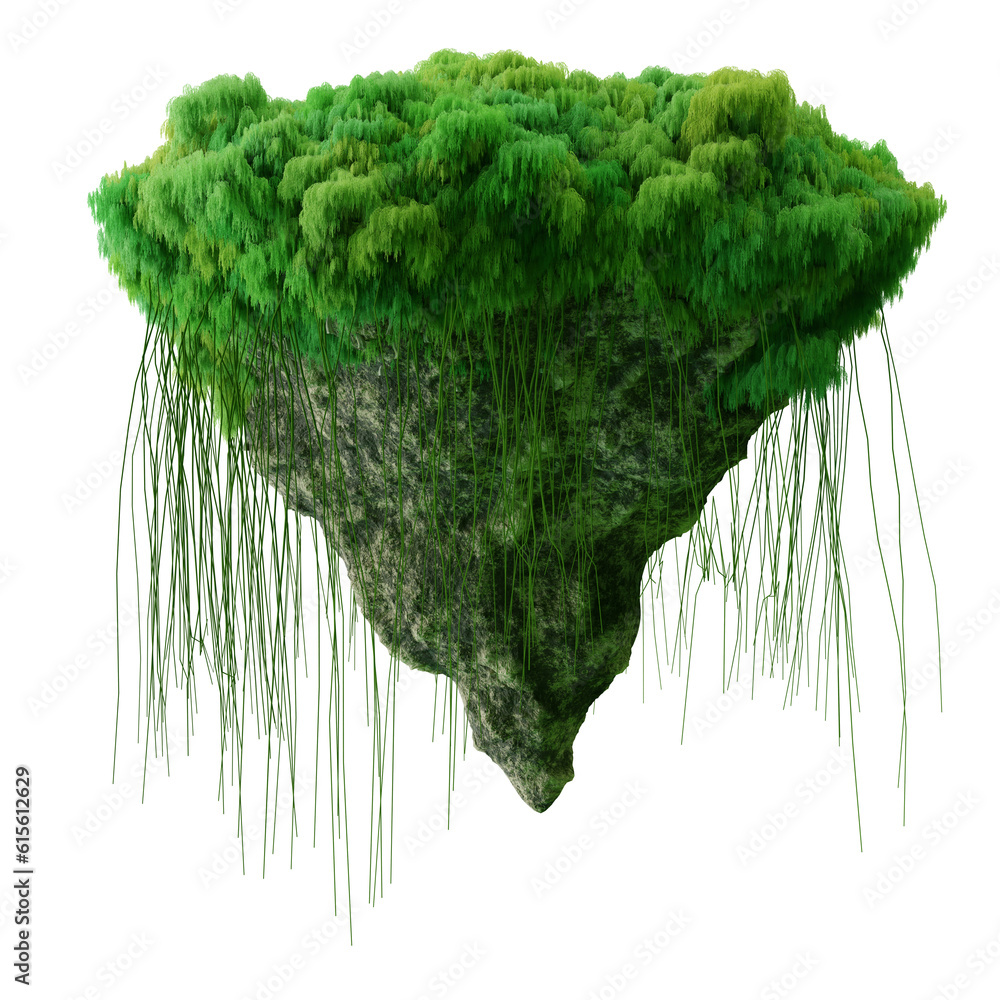 Flying Island on Planet Pandora Avatar movie. floating mountain Stock ...