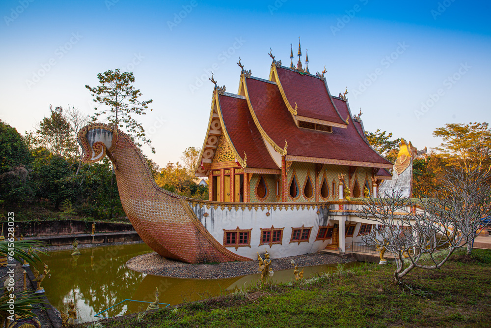 scenery The beautiful Suphannahong boat was builted in the pool at ...
