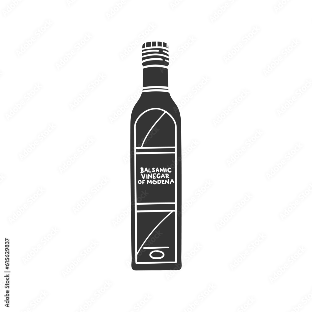 Vecteur Stock Balsamic Vinegar Icon Silhouette Illustration ...