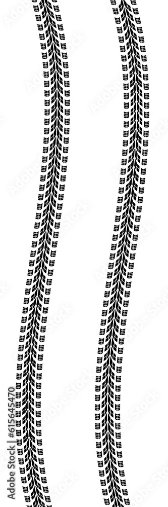 Motorcycle tire tracks vector illustration 02 Stock Illustration ...