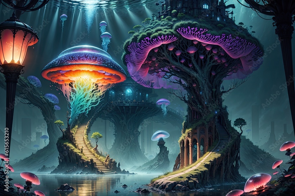 Fantastical Dreamland: An Exquisite Fusion of Sea, Sky, and Earth in ...