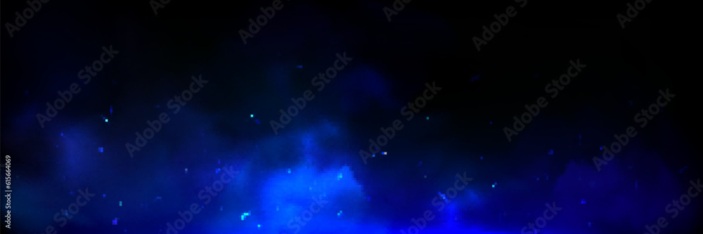 Blue fire overlay with spark ember flame and smoke realistic background ...