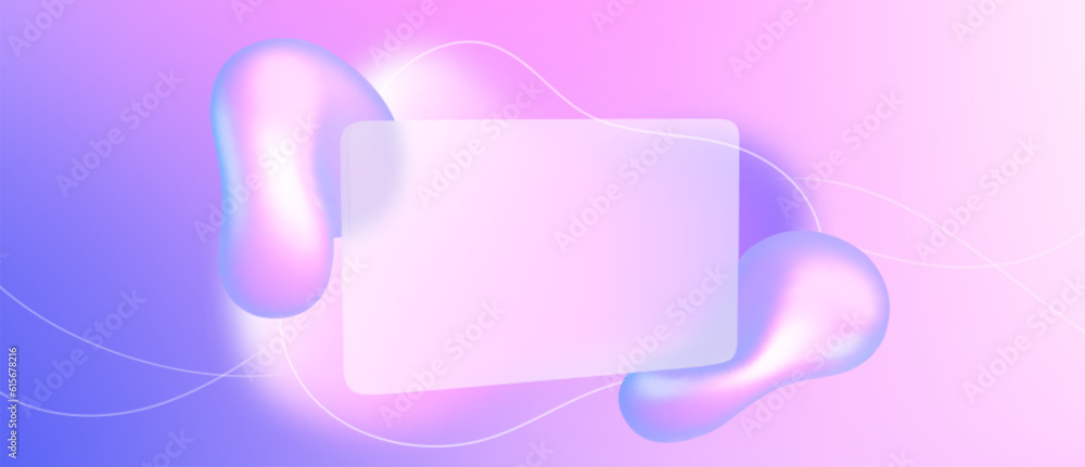Glass morphism abstract gradient background design. Transparent card ...