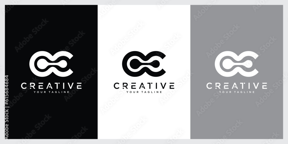 Initial OC, CO Alphabets Letters Logo Monogram Stock Vector | Adobe Stock