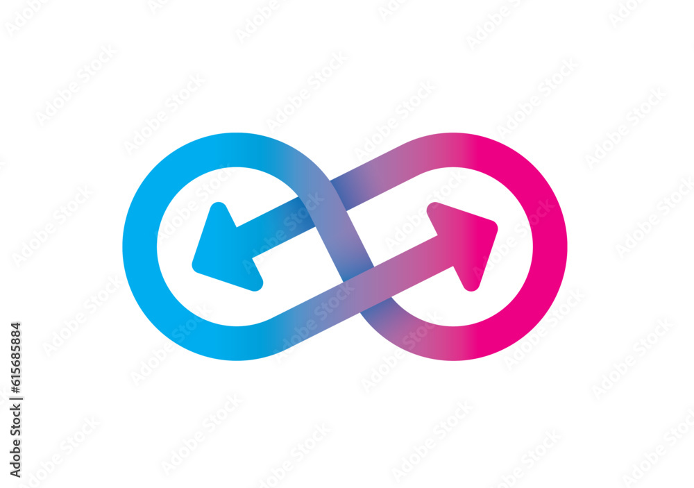 Vector orange symbol of man and man intertwined together. Symbol of ...