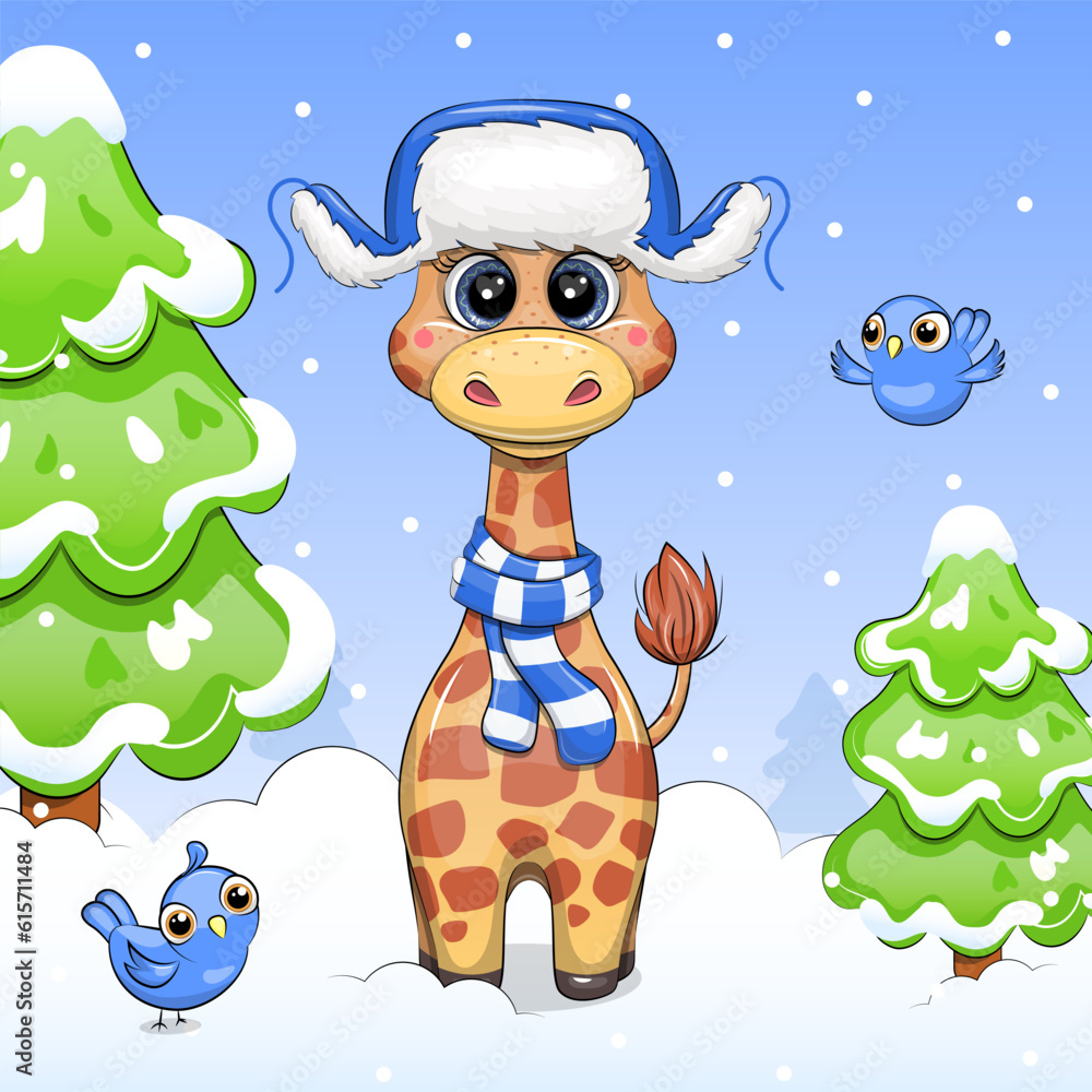 Blue Winter Hat Clip Art
