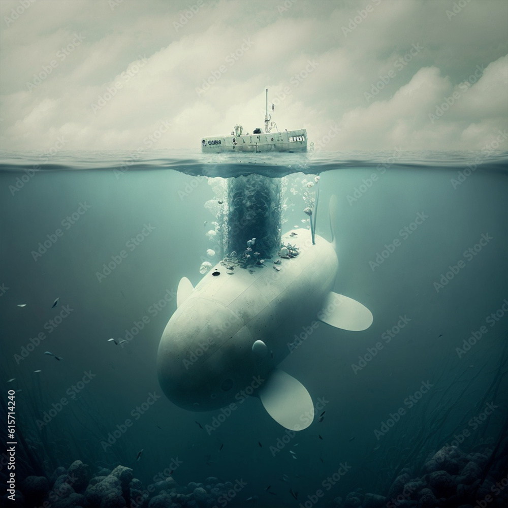Oceans gate Submarine Sinking, Sunken, Submarine sinking, white ...