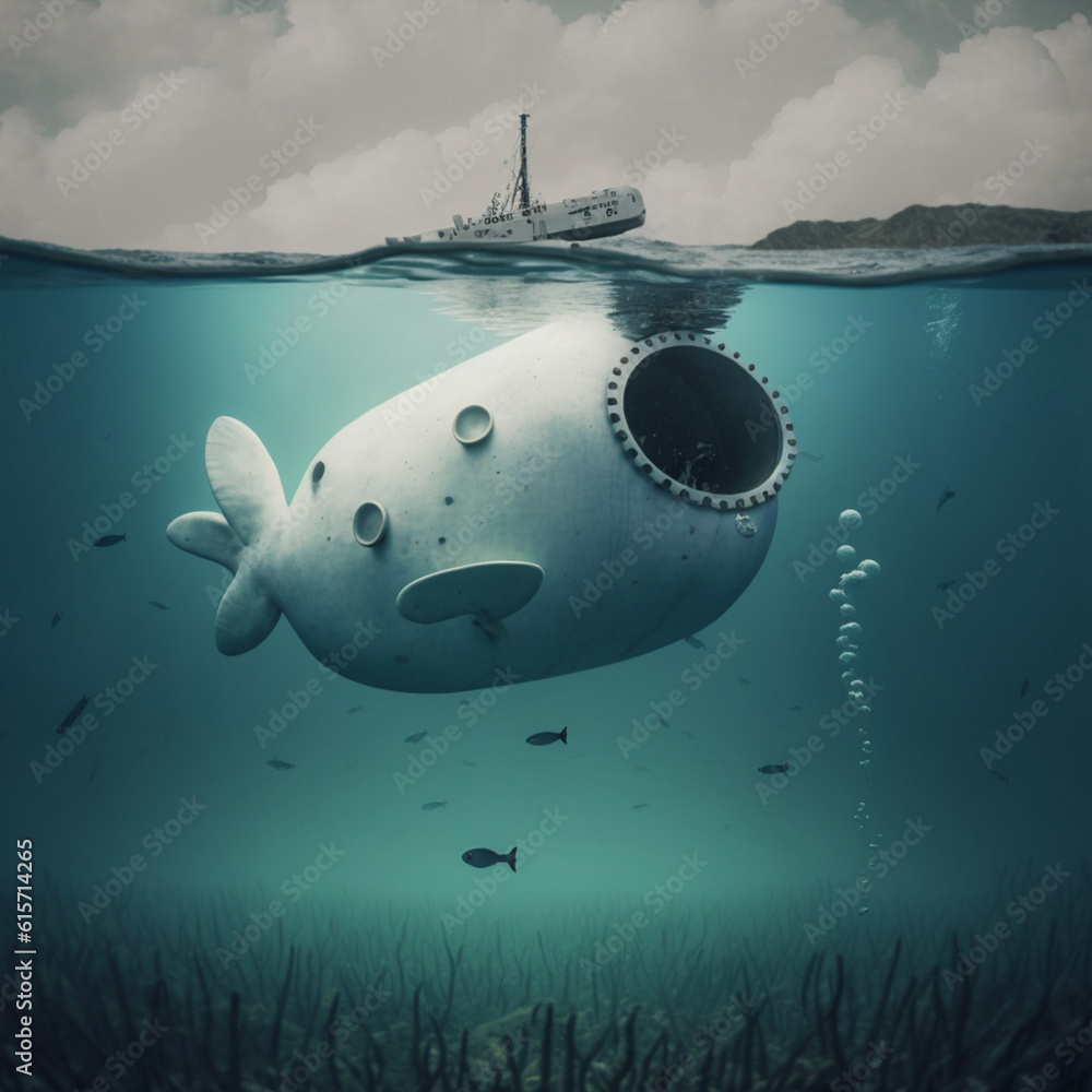 Oceans gate Submarine Sinking, Sunken, Submarine sinking, white ...