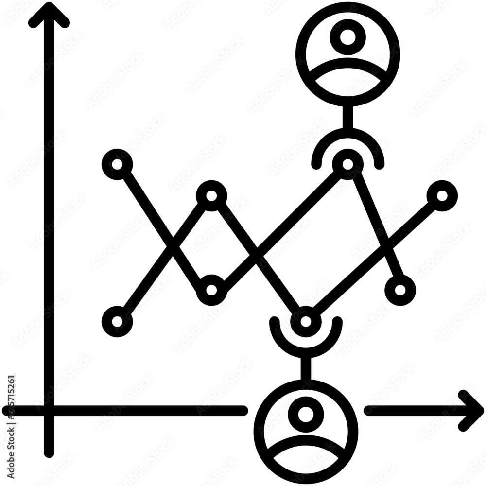 Vecteur Stock Competitor Analysis Icon. Supply Chain Strategy Symbol ...