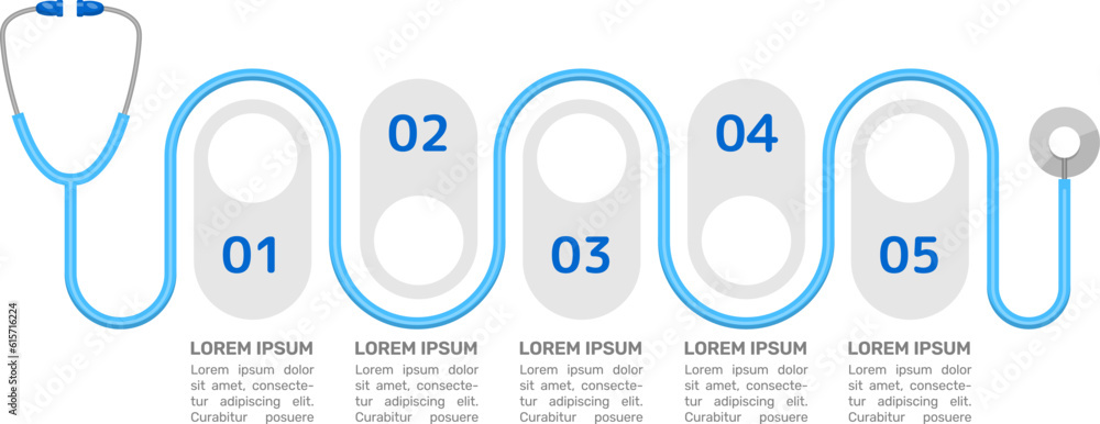 Poster Patient check up blue infographic chart design template ...