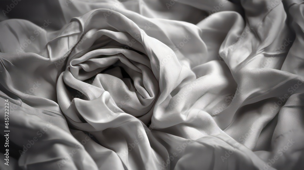 Crumpled fabric texture. Polypropylene. The texture of fabric satin ...