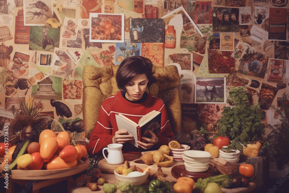 Food allergy: Image depicting a person avoiding specific foods and ...