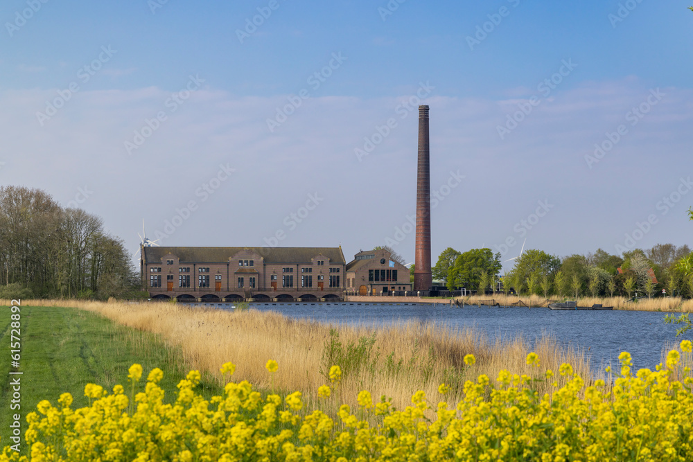 Ir. D. F. Woudagemaal is the largest steam pumping station ever built ...