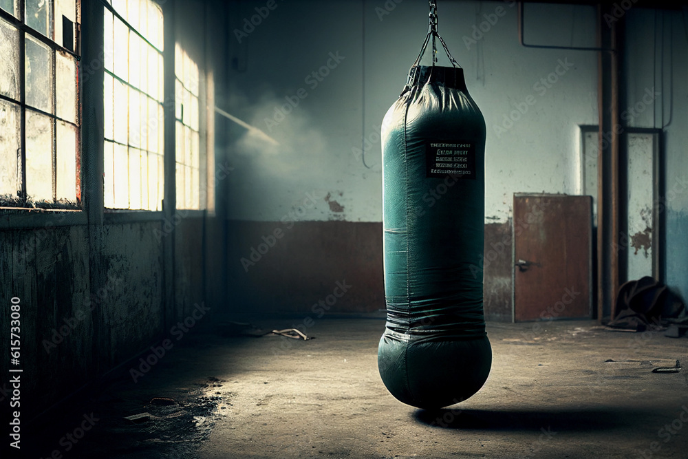 Old boxing gym. AI Generated Stock Illustration | Adobe Stock