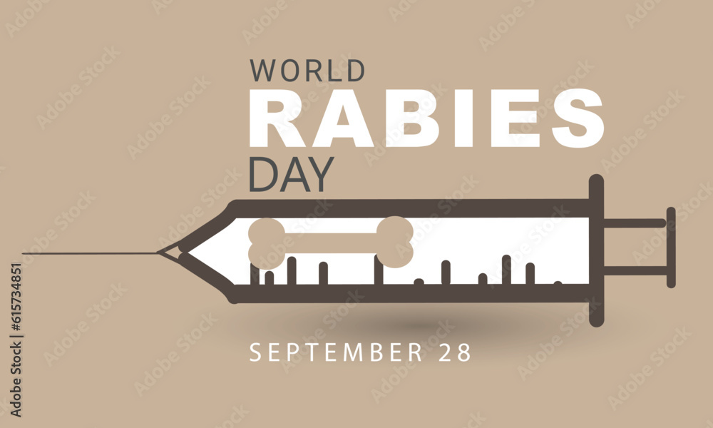 World Rabies day. background, banner, card, poster, template. Vector ...