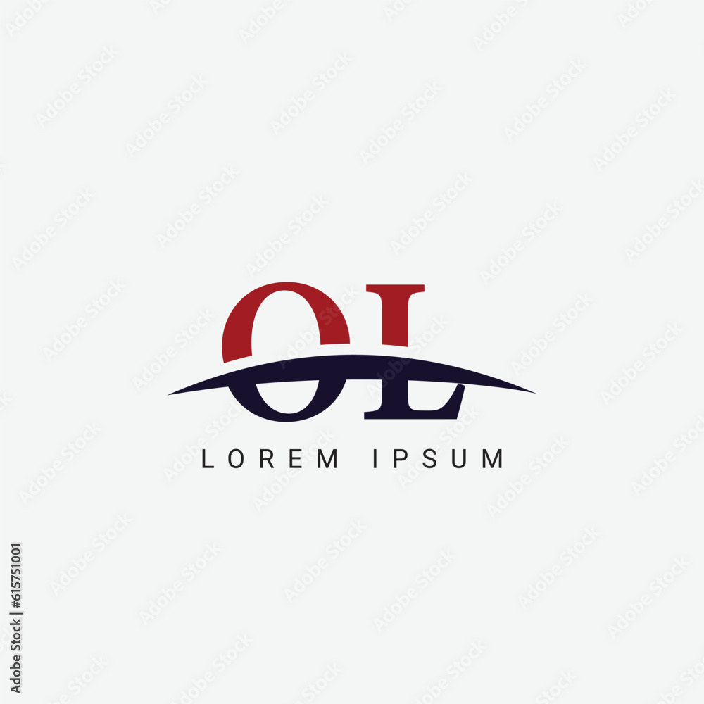 O L, OL Letter Logo design vector template, Graphic Symbol for ...