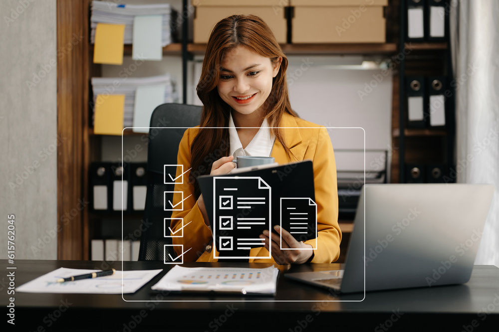Checklist and filling survey form online. Document management system ...