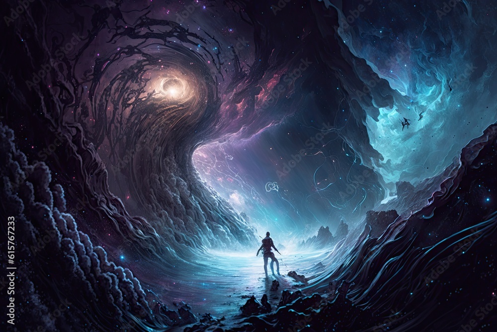 key visual cinematic pose sensory overload surfing. Glorious Generative ...