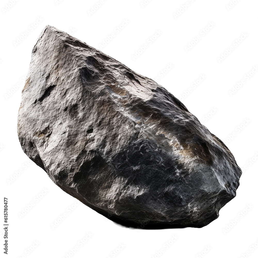 asteroid isolated on transparent background cutout , generative ai ...