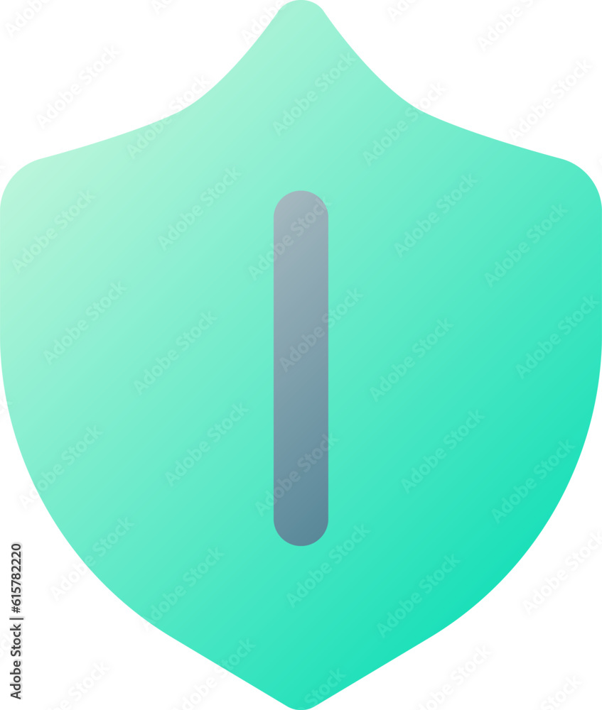 Safeguard pixel perfect flat gradient two-color ui icon. Protecting ...