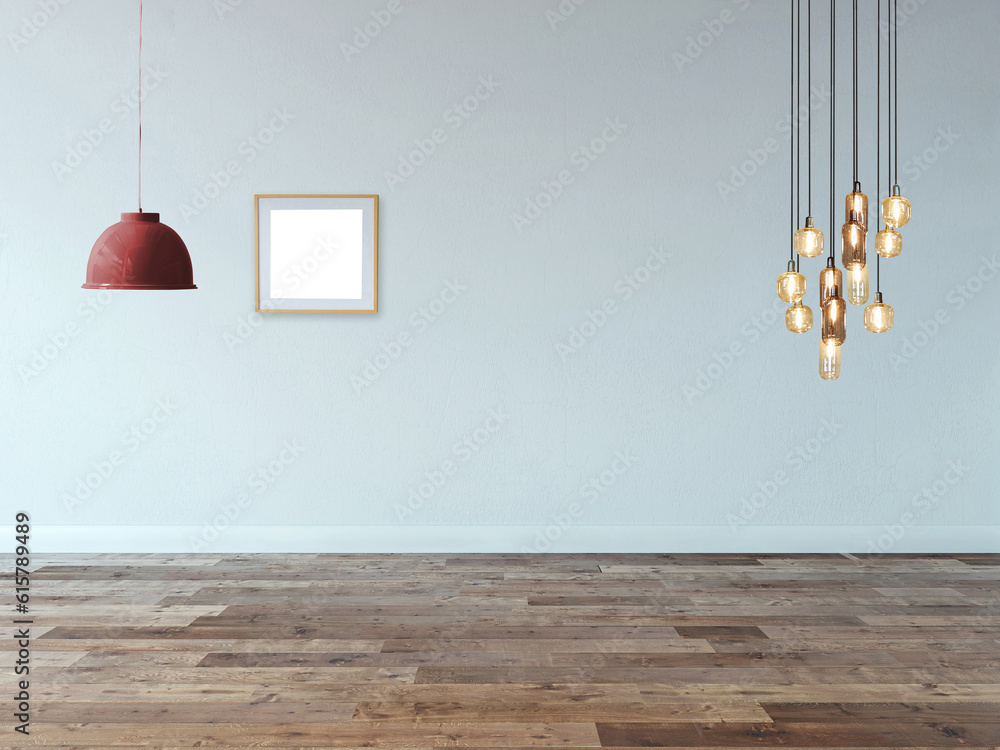 empty interior design house for hotel and workplace with custom design ...