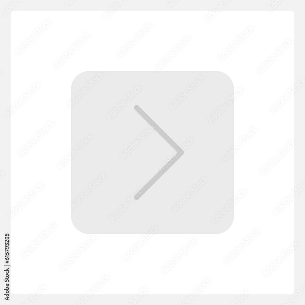 Disabled right arrow button UI element template. Editable isolated ... Disabled right arrow button UI element template. Editable isolated ...