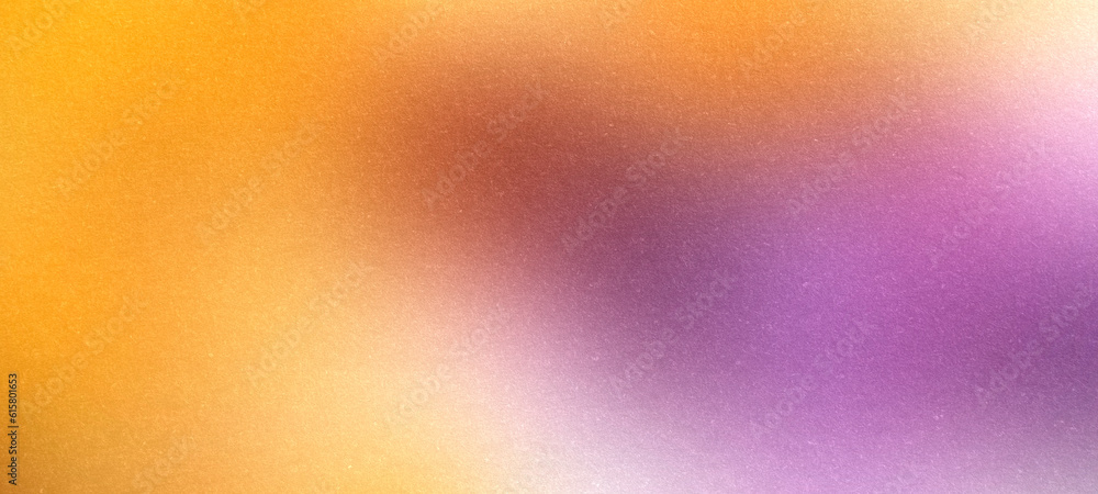 Orange violet white grainy background, abstract blurred color gradient ...