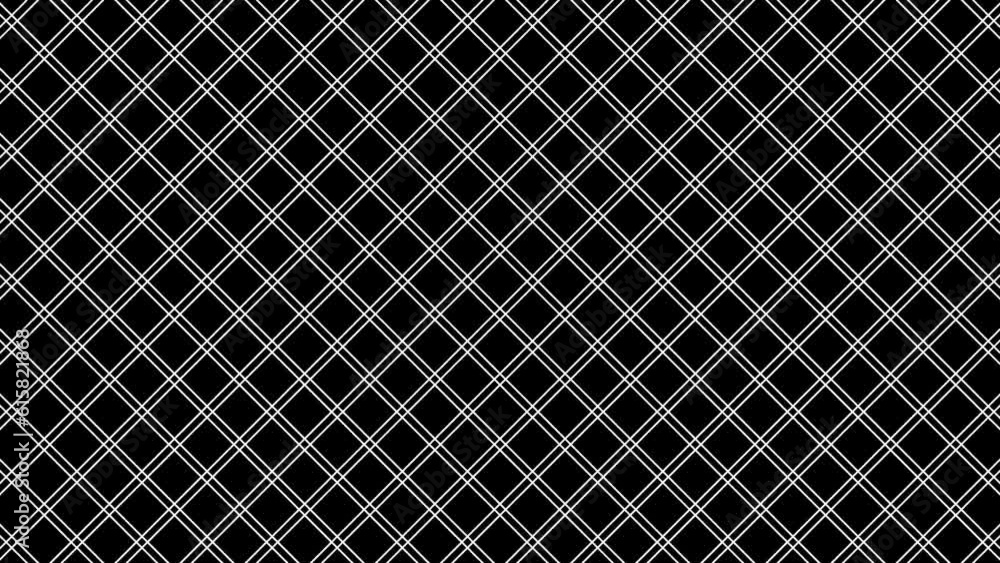 looping animation pattern of squares lines black and white Stock-Video ...