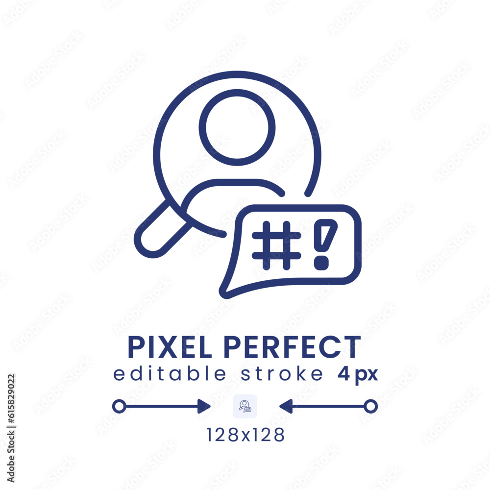 Affective computing linear desktop icon. Machine learning. Consumer ...