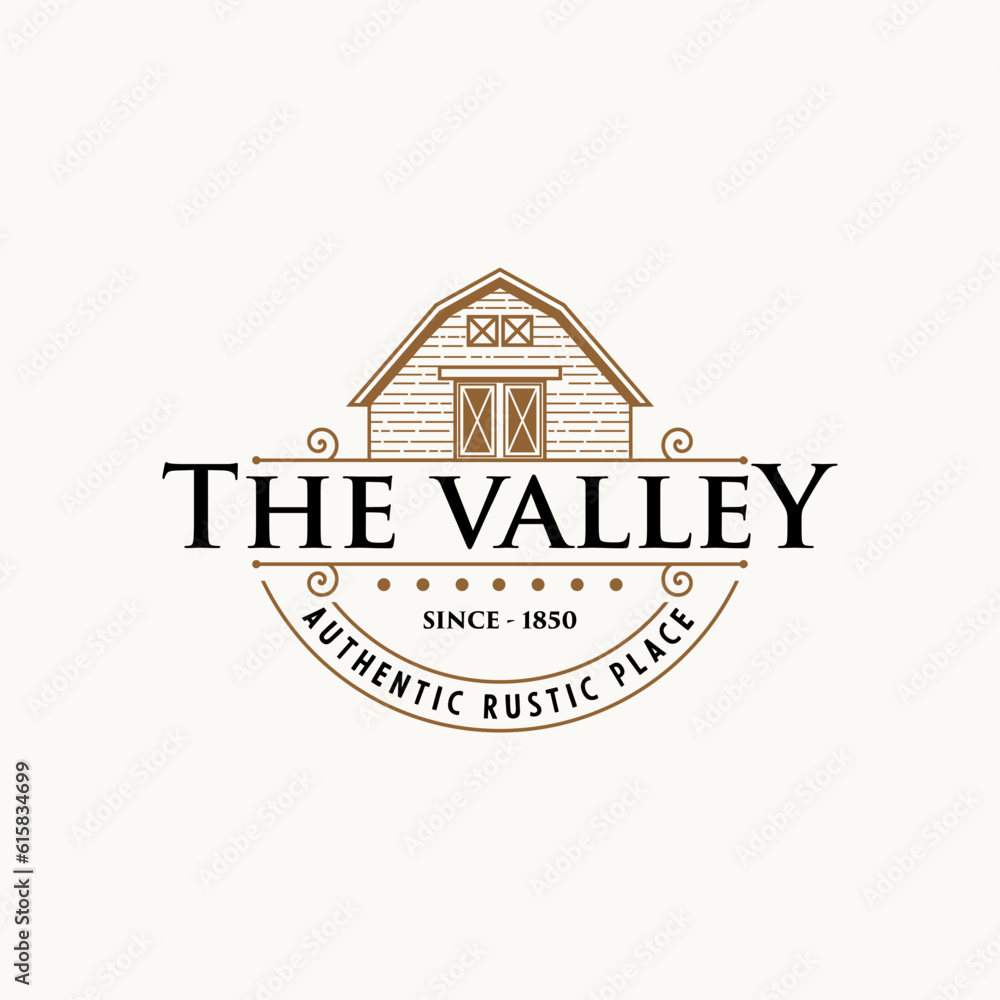 Vintage rustic hipster log cabin logo, fishing home log logo, cabin ...