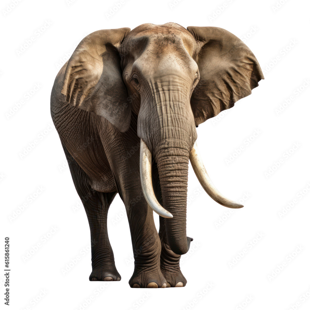 elephant isolated on transparent background cutout Stock Photo | Adobe ...