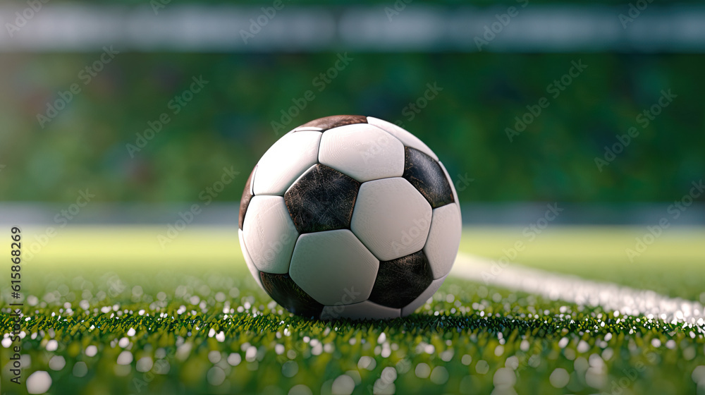 BRAND NEW FOOTBALL BALL. Sport Wallpaper, soccer field, Poster ...