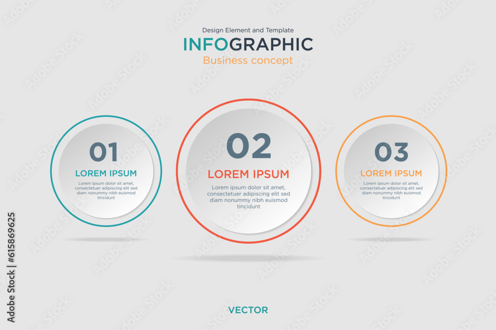 infographic business concept. Circular Text Box Design Element and ...