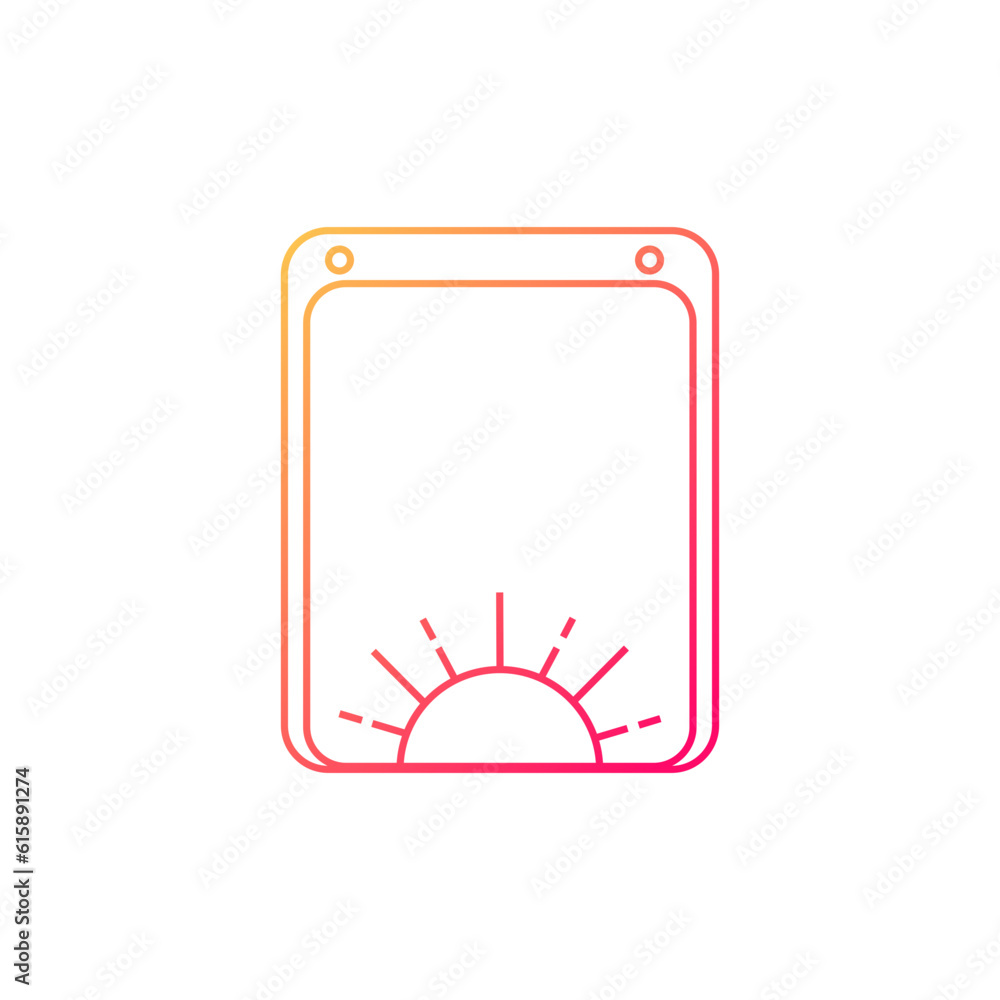 Gradient Decorative frame design template. Elegant vector element for your design Stock Vector ...